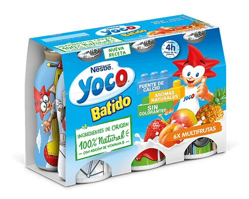 Nestlé Yoco Batido Multifrutas | Nestlé Yoco | Postres Lácteos Nestlé